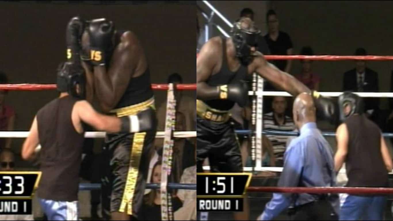 325lbs NBA Legend vs. 165lbs Boxing Legend In Real Fight