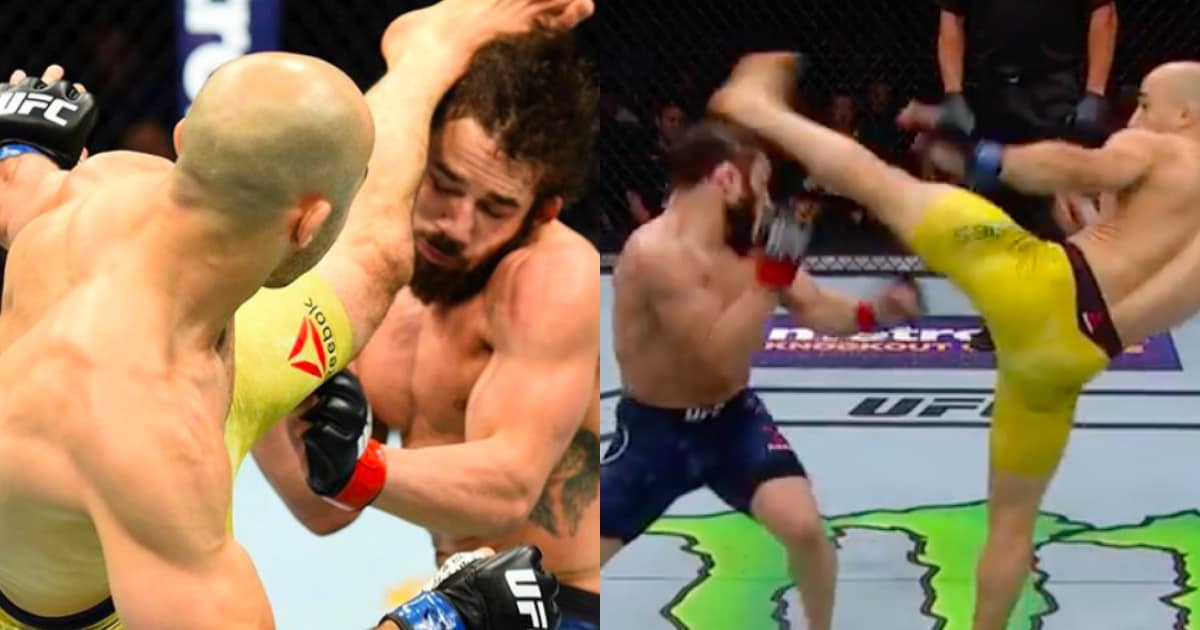WATCH: Marlon Moraes Headkick KOs Jimmie Rivera in 33 Seconds