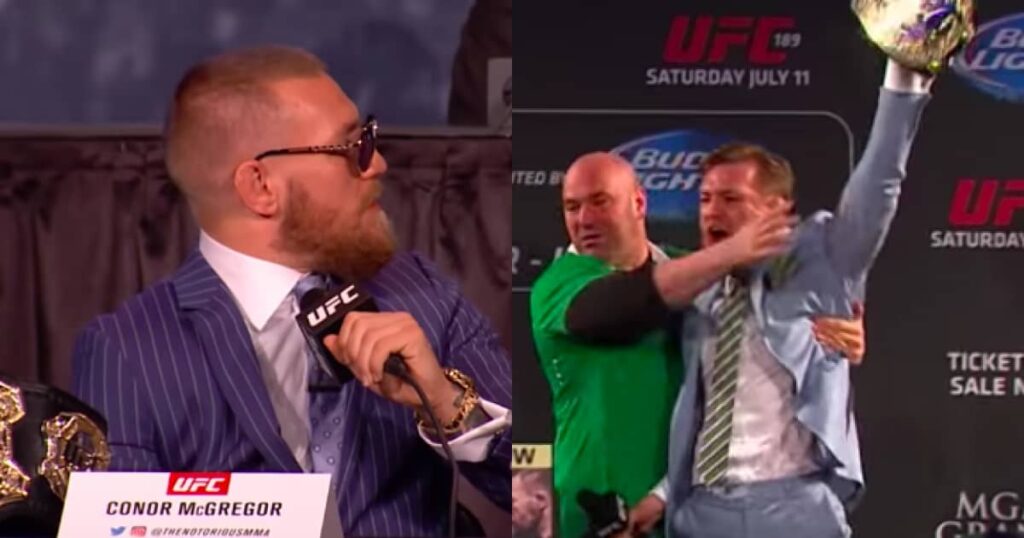 WATCH: Conor McGregor's Best Press Conference Moments