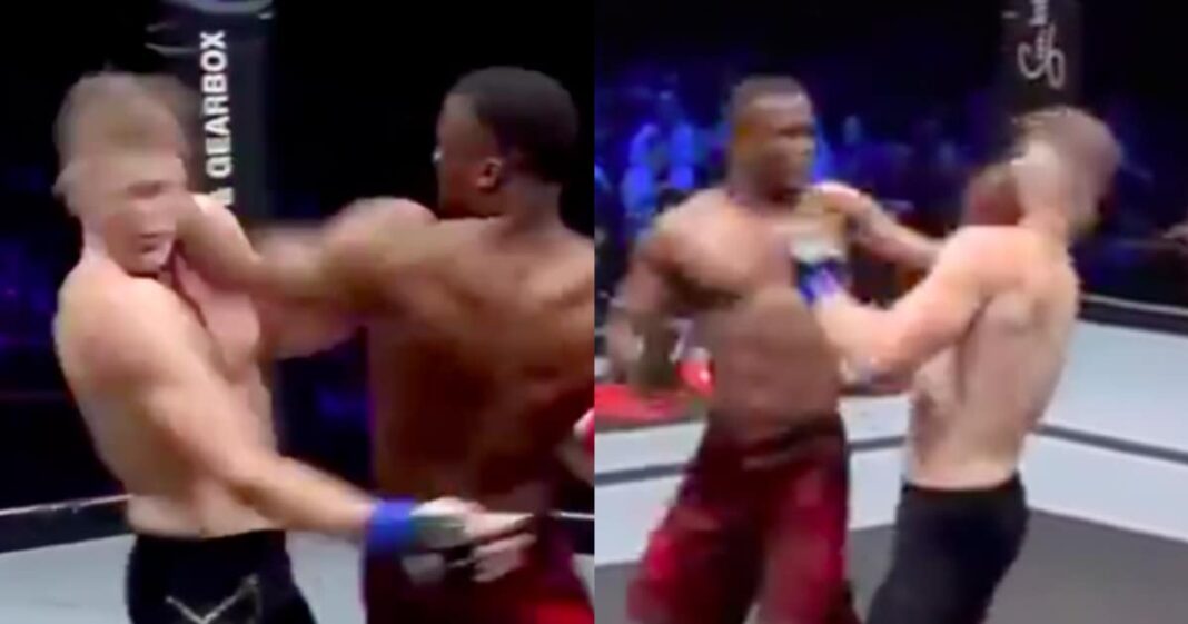 WATCH: This Spinning Elbow KO is Straight Out of Mortal Kombat