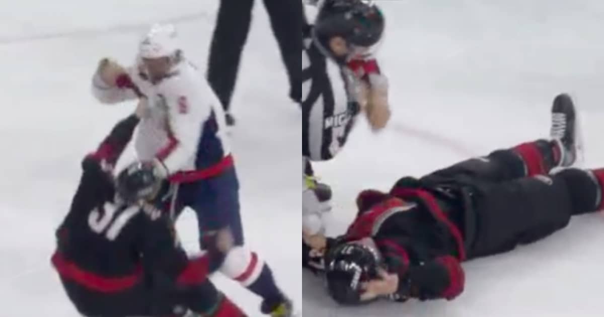 WATCH: Ice Hockey Legend Ovechkin Smashes Rookie With Brutal KO