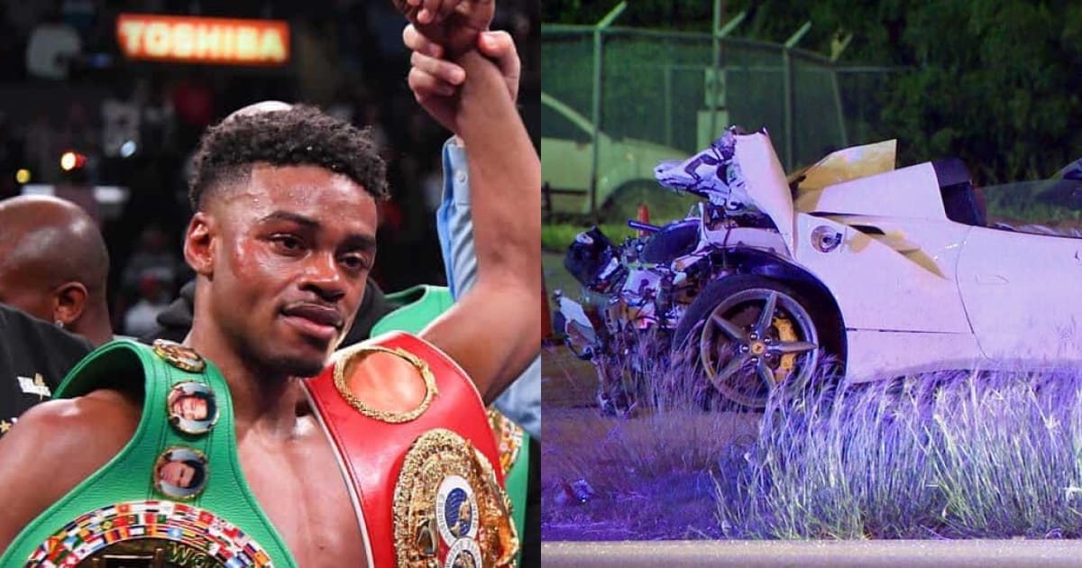 WATCH: Errol Spence Jr. Survives Horror Ferrari Crash